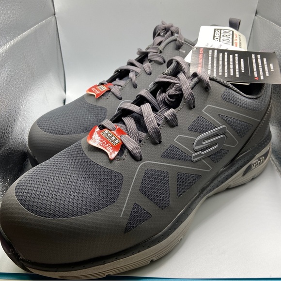 Skechers | Shoes | Mens Skechers 2052gry Arch Fit Sr Vigorit Safty Toe ...